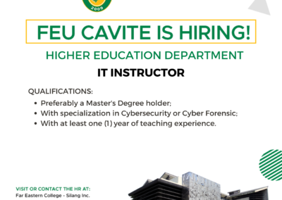Careers - FEU CAVITE